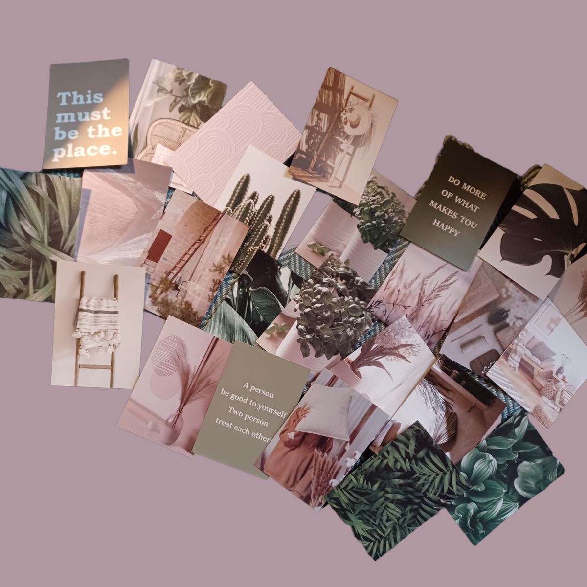 Aesthetic wall collage art set of 25 – Kargo Fresh