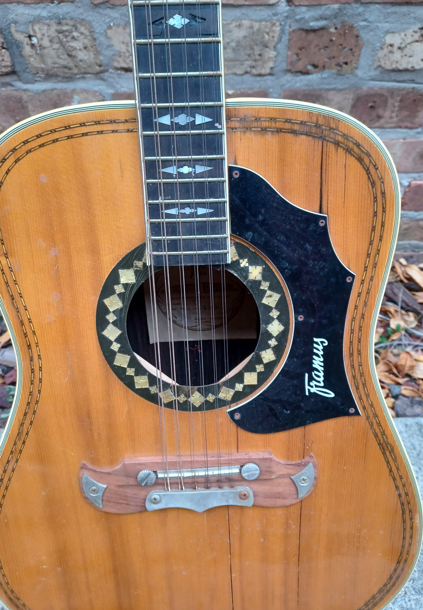 Vintage 1960s Framus 12 string guitar – Kargo Fresh